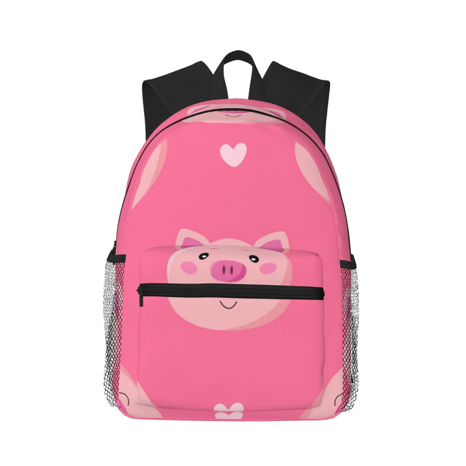 Fotbe Cartoon Pigs and Hearts Lightweight Casual Laptop Backpack for ...