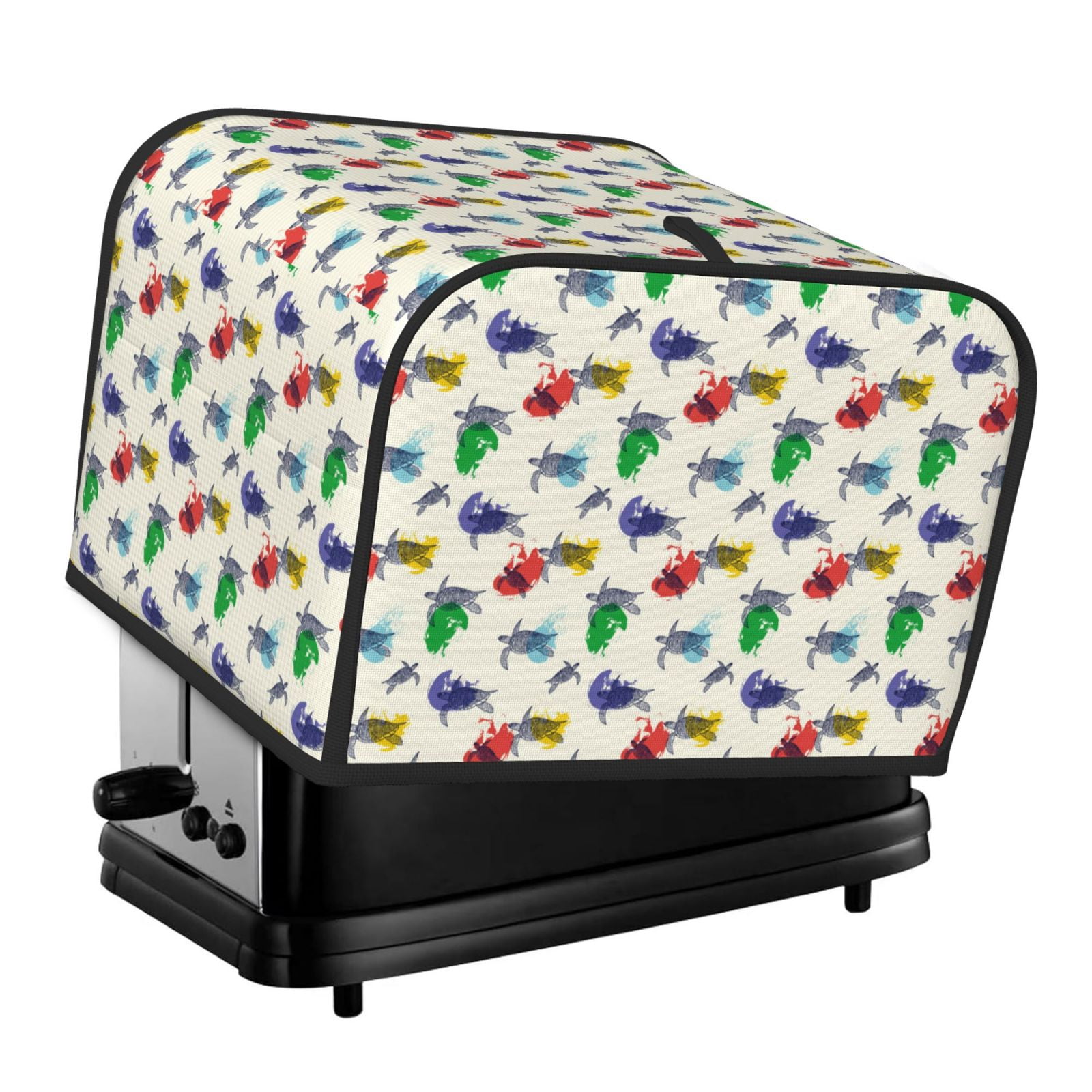 Fotbe Cartoon Sea Turtle for Four Slice Toaster Cover, Fingerprint ...