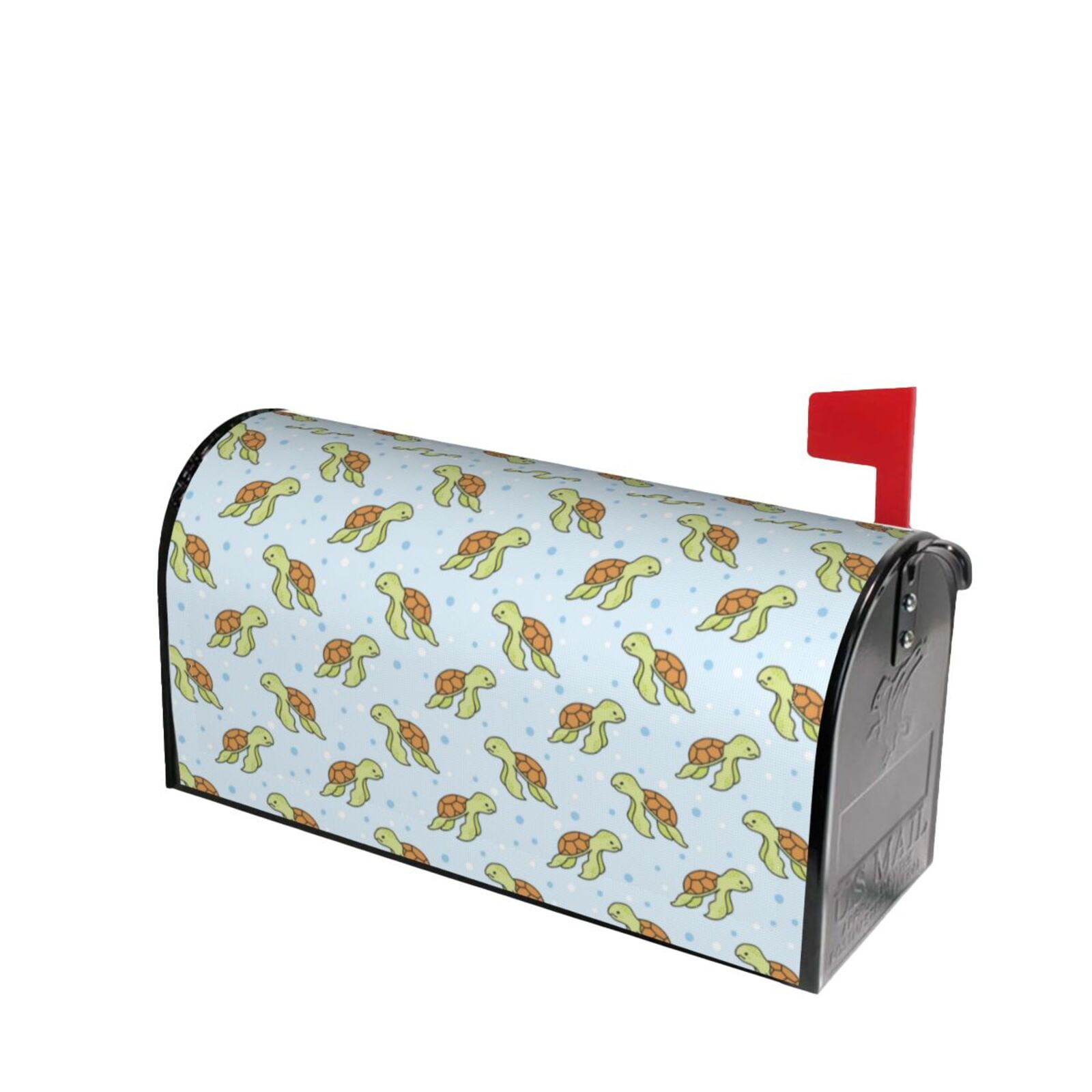 Fotbe Cartoon Sea Turtle Mailbox Covers Post Letter Box Cover Garden ...