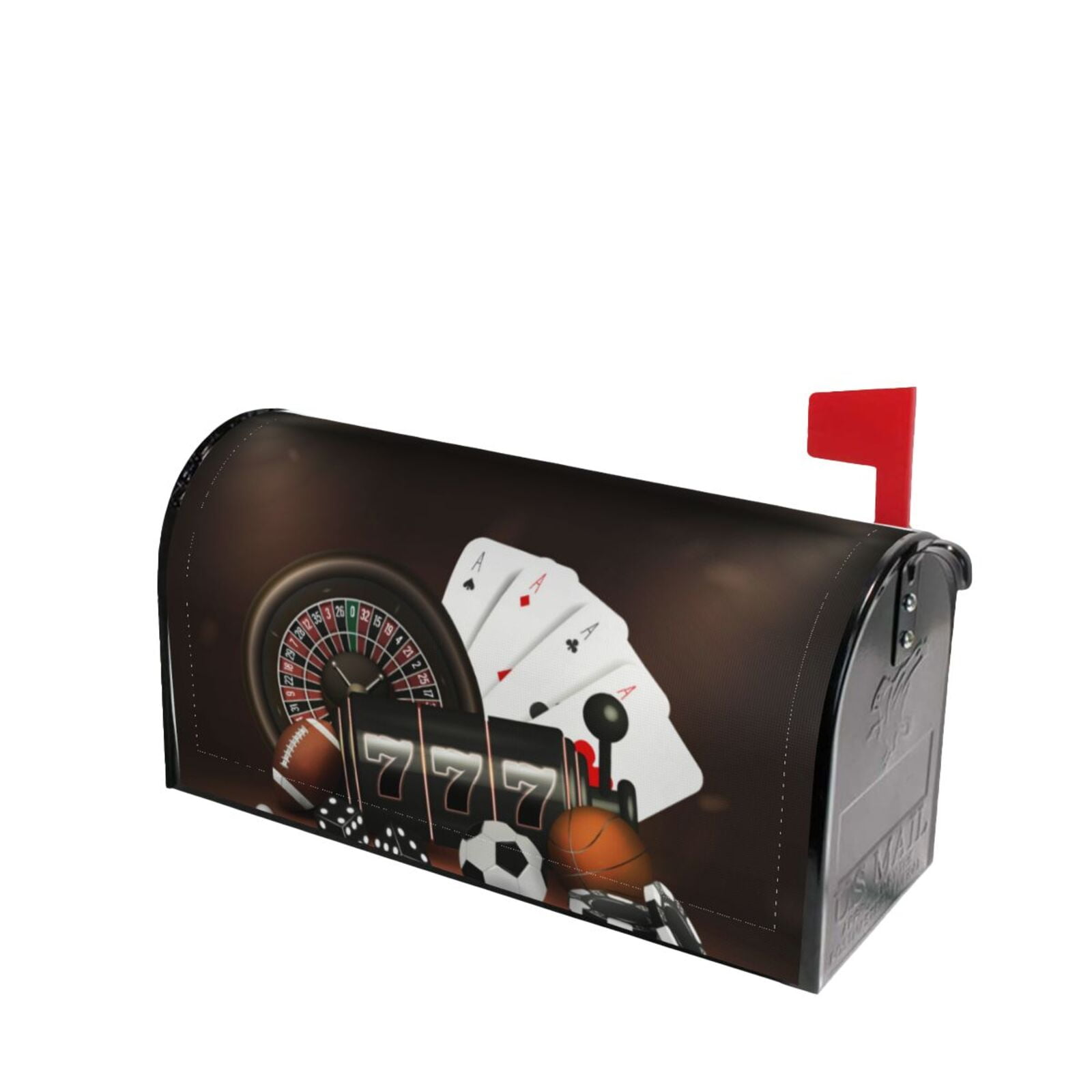 Fotbe Casino And Sports Mailbox Covers Post Letter Box Cover Garden ...