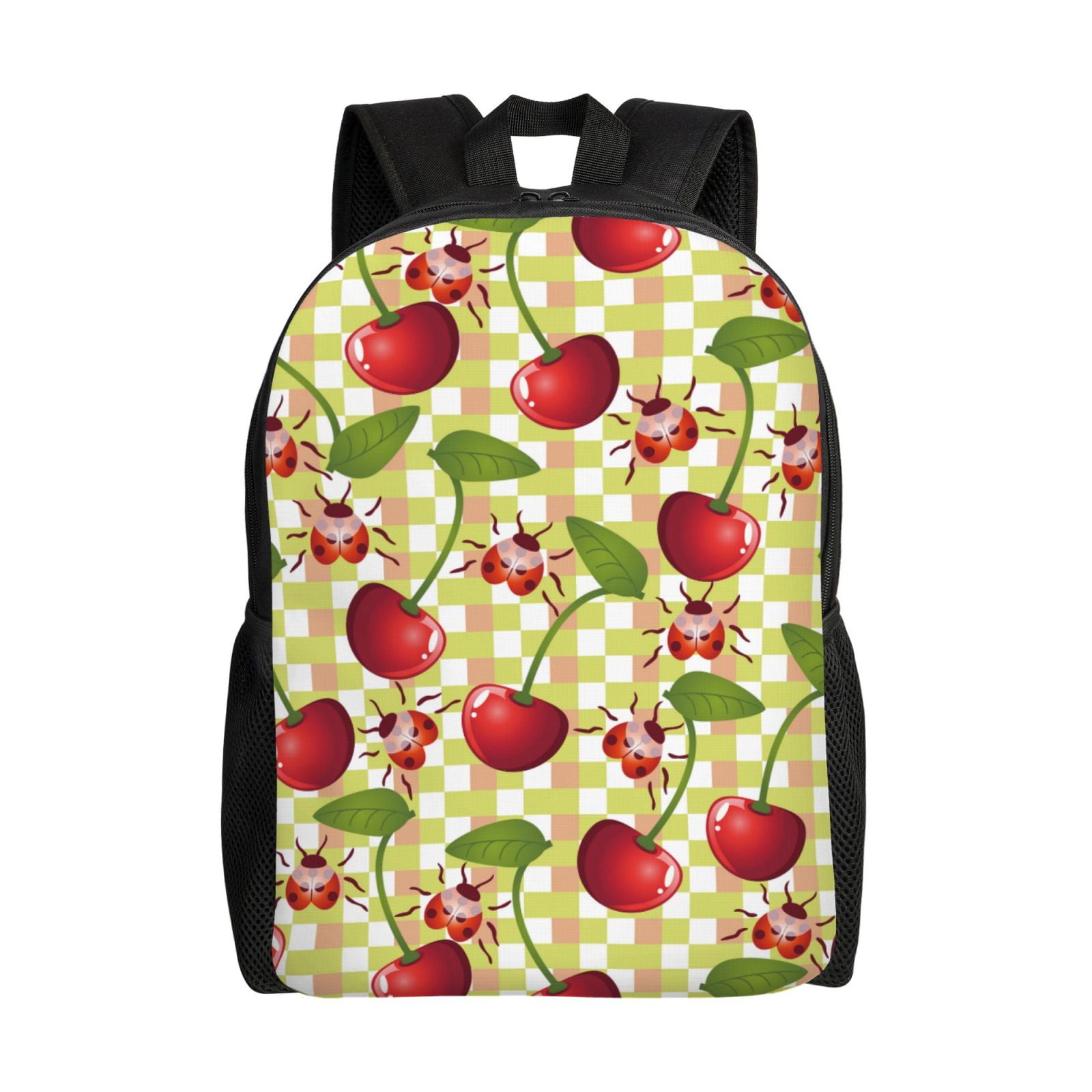 Fotbe Cherries and Ladybirds Travel Laptop Backpack, Business Slim ...