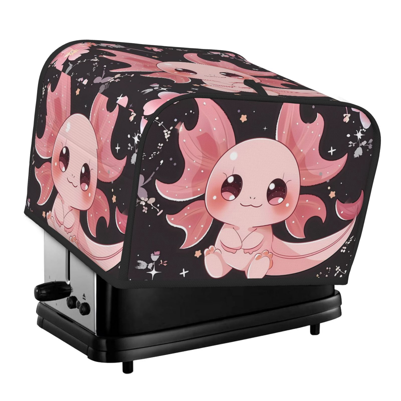 Fotbe Chibi Axolotl Sakura Fantasy for Four Slice Toaster Cover ...