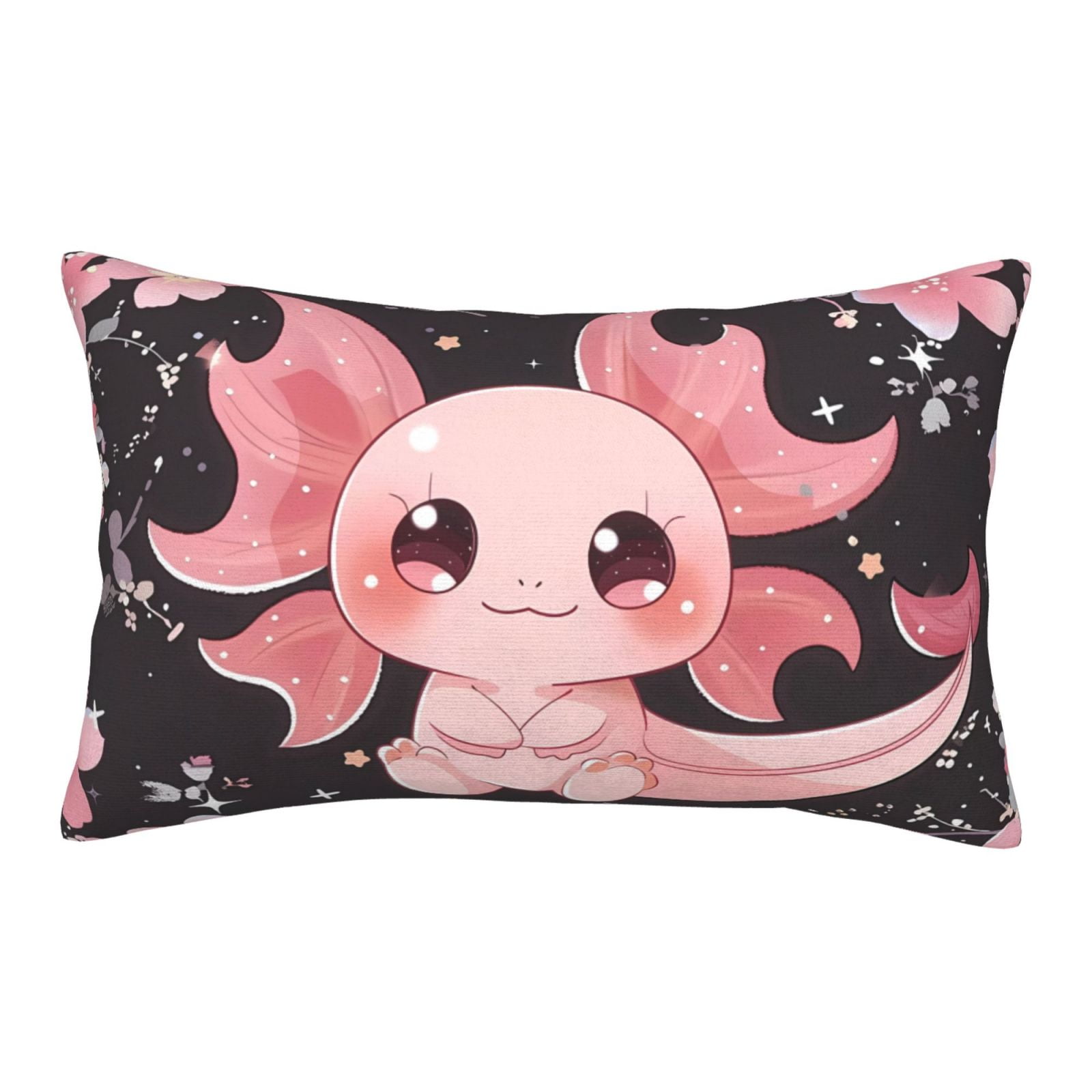 Fotbe Chibi Axolotl Sakura Fantasy Pillow Cases - Envelope Closure ...