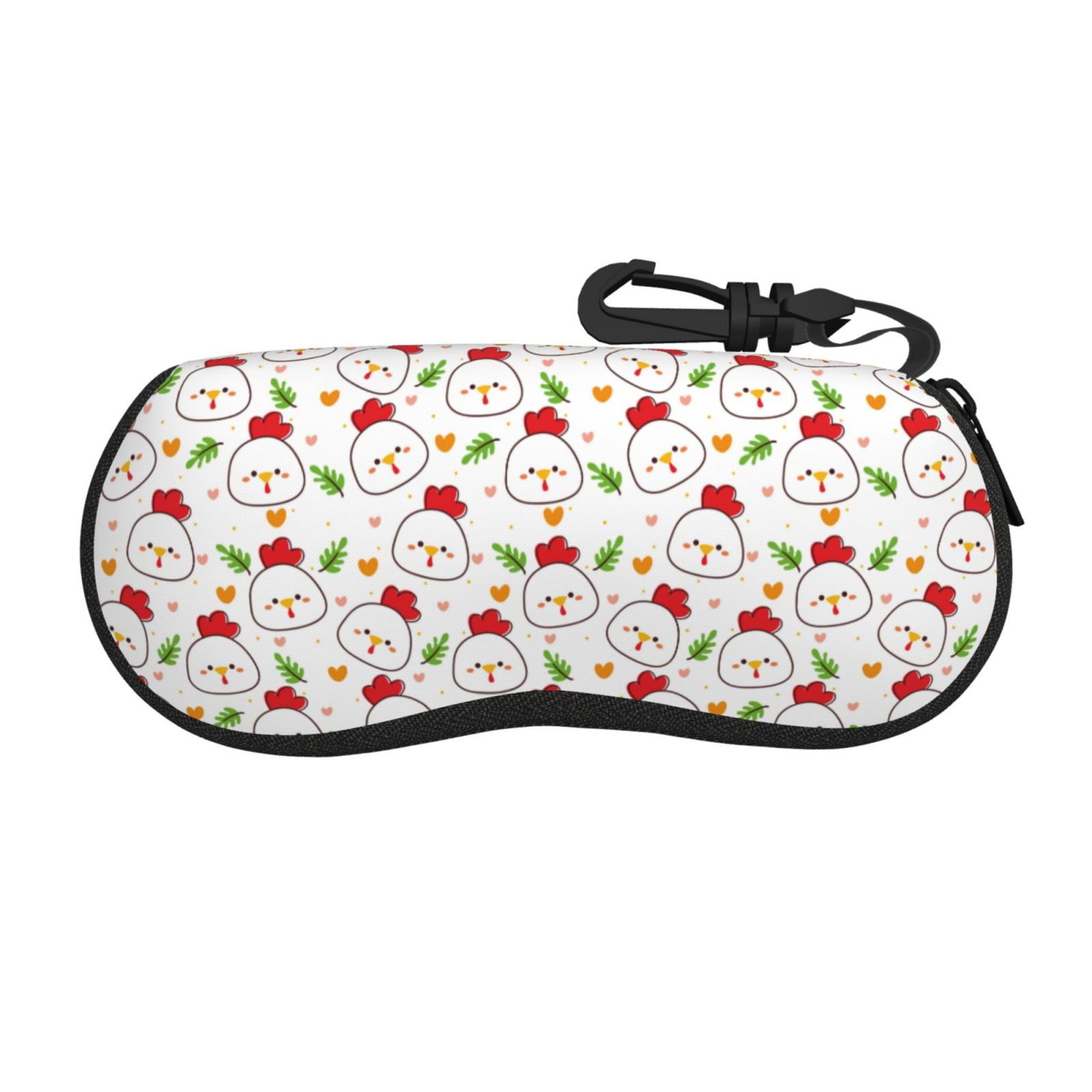 Fotbe Chicken And Plant Pattern Glasses Case, Scratch-Resistant Eyewear ...