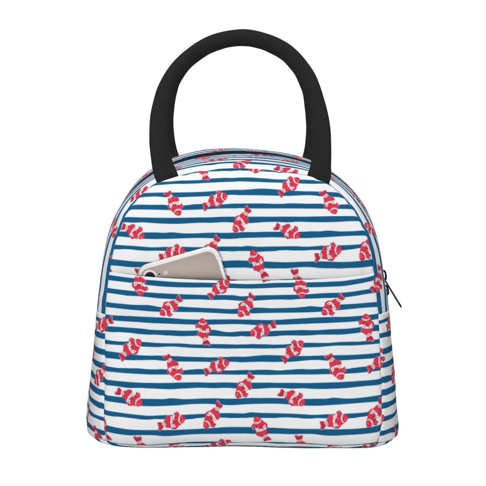 Fotbe Clown Fish Pattern Lunch Bag, Insulated Lunch Box, Small ...
