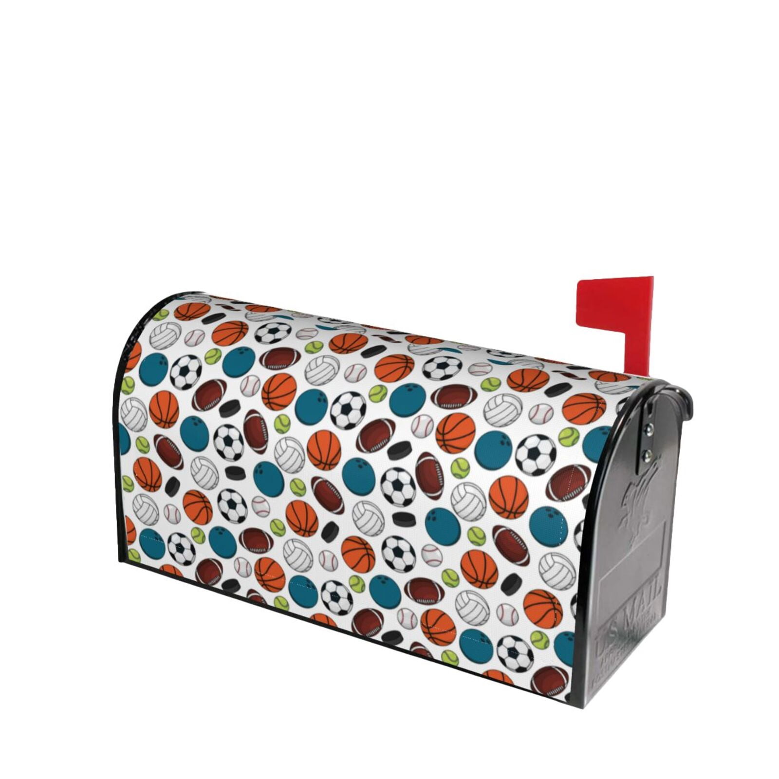Fotbe Color Balls Mailbox Covers Post Letter Box Cover Garden Decor ...