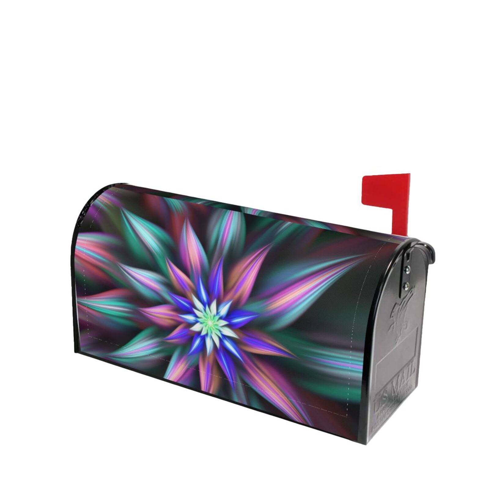 Fotbe Colored Abstract Mailbox Covers Post Letter Box Cover Garden ...