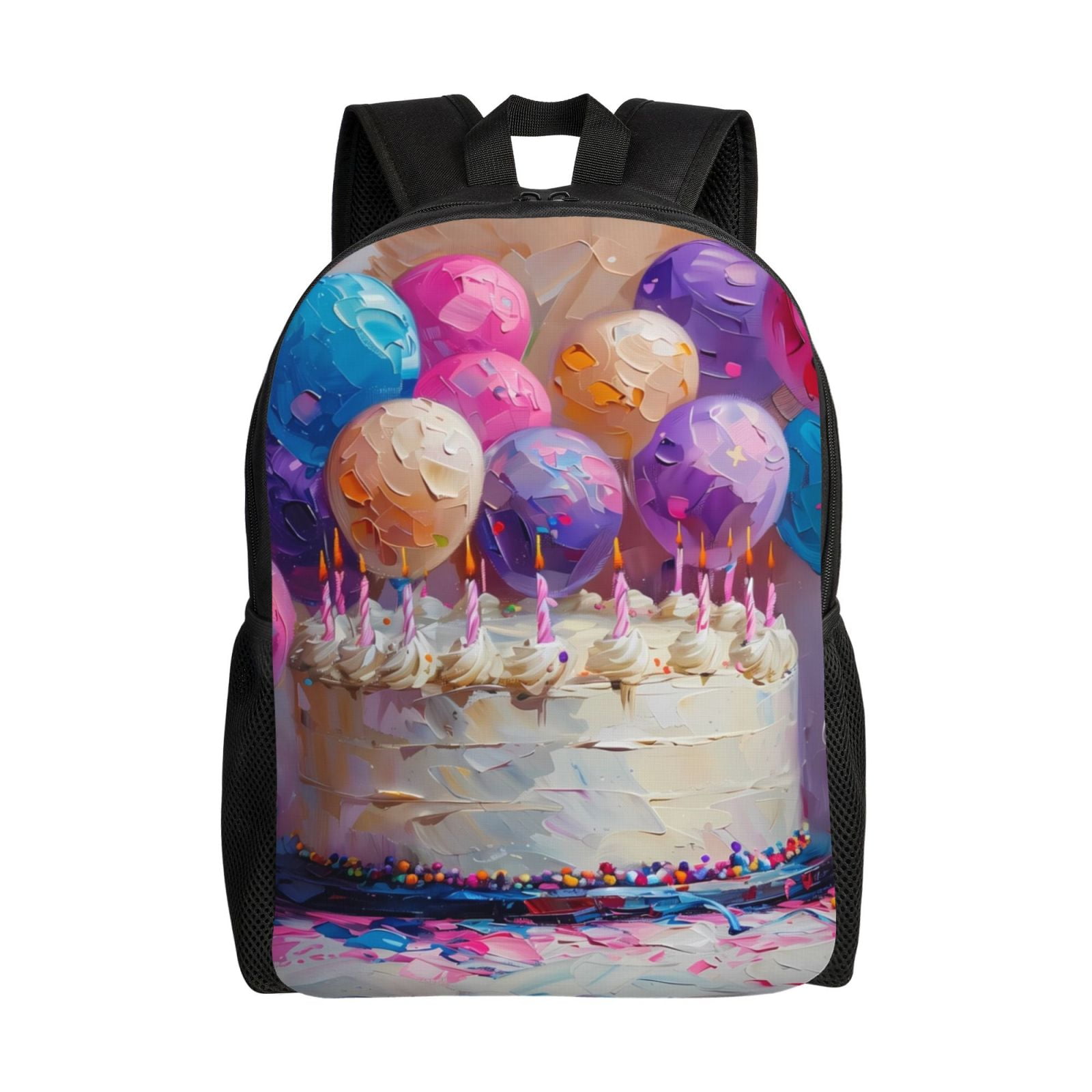 Fotbe Colorful Balloon Cake Celebration Travel Laptop Backpack ...
