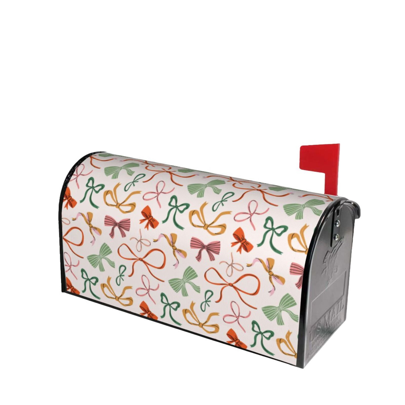 Fotbe Colorful Bow Knots Mailbox Covers Post Letter Box Cover Garden ...