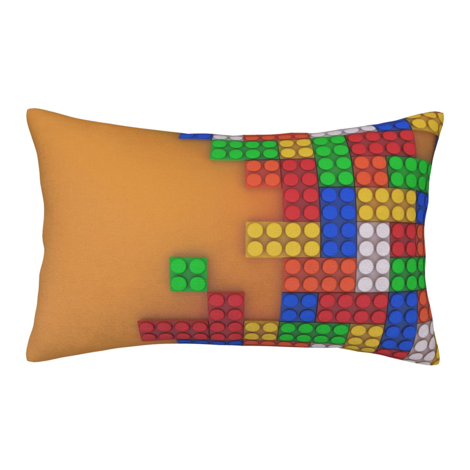 Fotbe Colorful Building Blocks A Pillow Cases - Envelope Closure ...