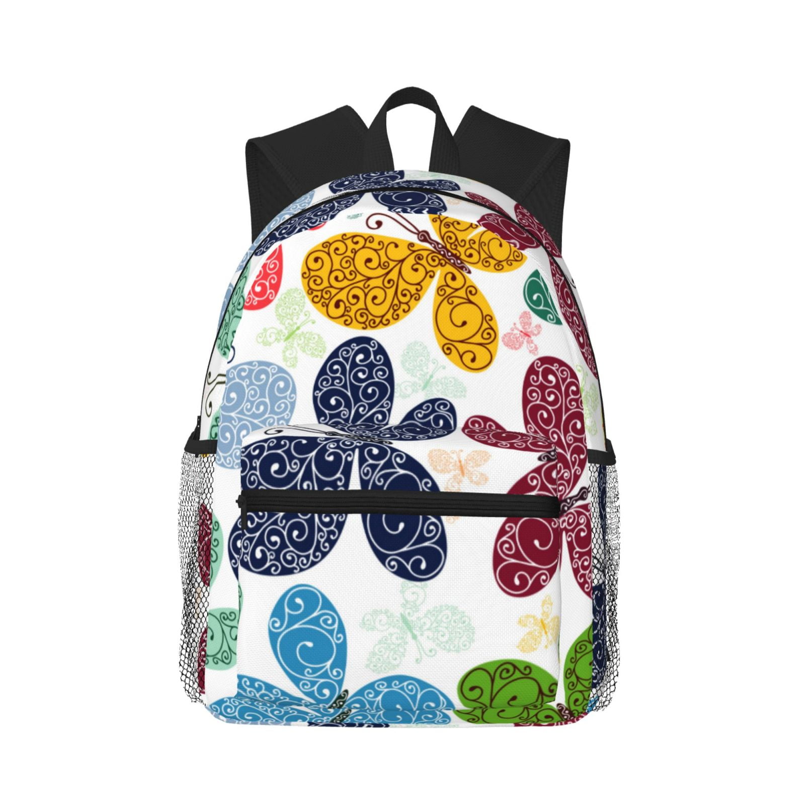Fotbe Colorful Butterflies Lightweight Casual Laptop Backpack for Men ...