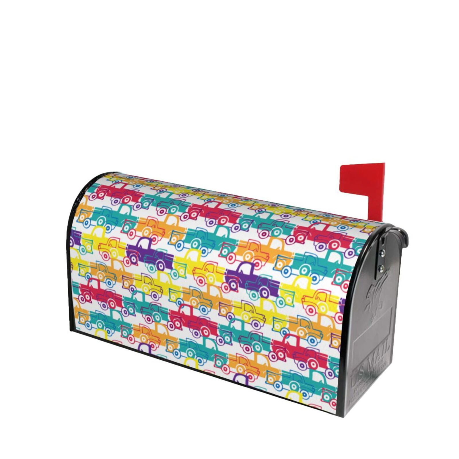 Fotbe Colorful Car Mailbox Covers Post Letter Box Cover Garden Decor ...