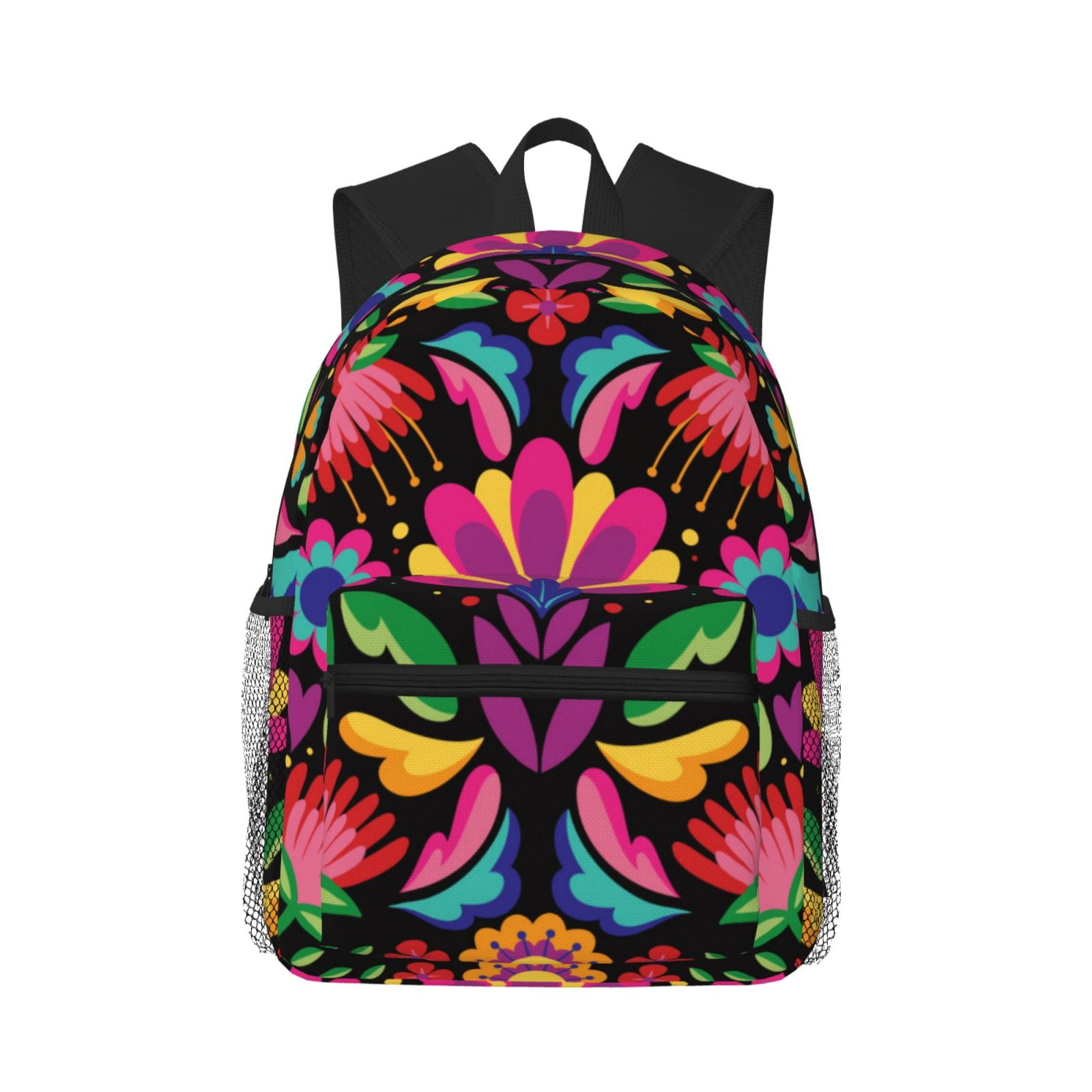 Fotbe Colorful Floral Embroidery Mexican Lightweight Casual Laptop ...