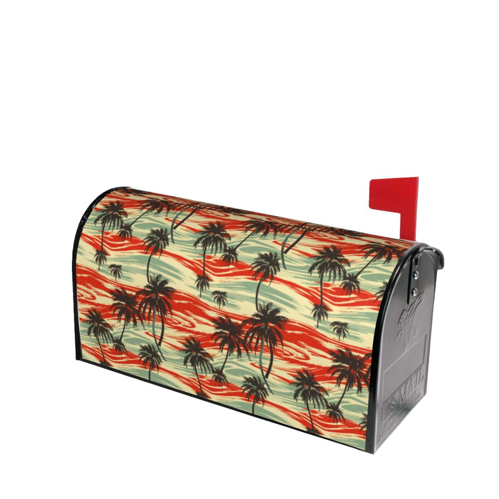 Fotbe Colorful Hawaii Palms Mailbox Covers Post Letter Box Cover Garden ...