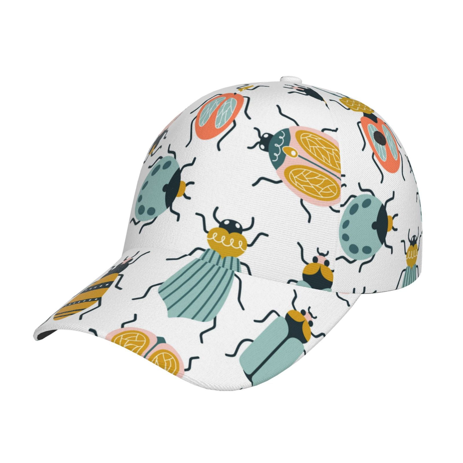 Fotbe Colorful Insects Baseball Cap, Colorful Insects Print Dad Hat ...