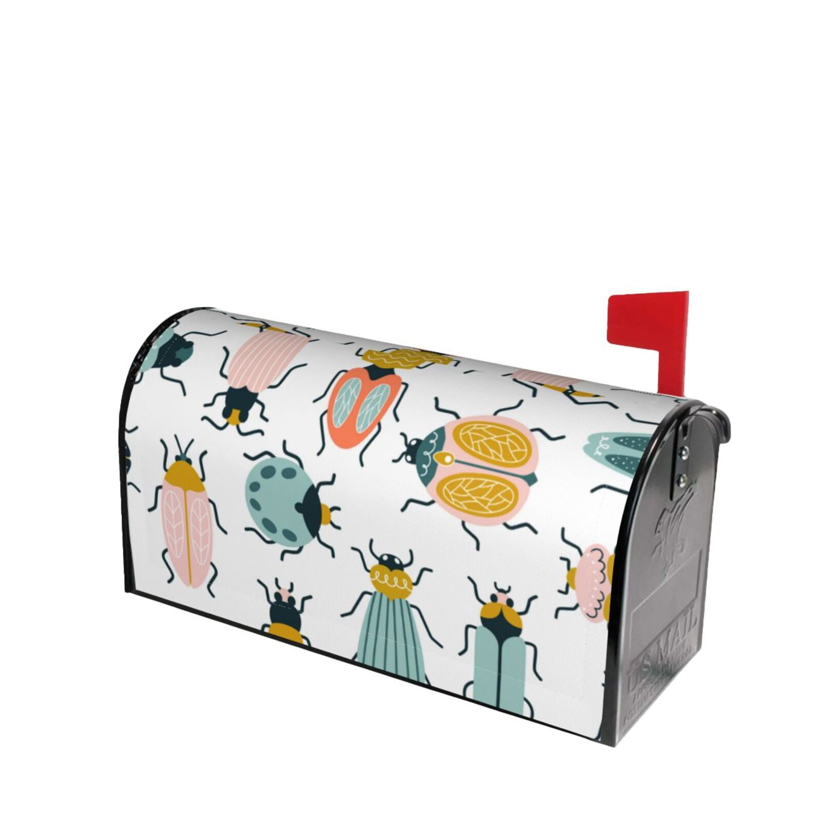 Fotbe Colorful Insects Mailbox Covers Post Letter Box Cover Garden ...