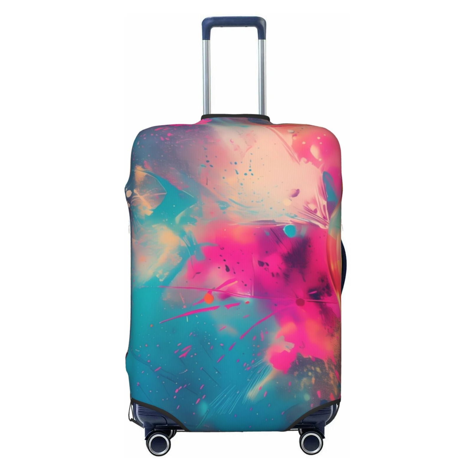 Fotbe Colorful Lightbulb Abstract Luggage Cover Protector,Suitcase ...