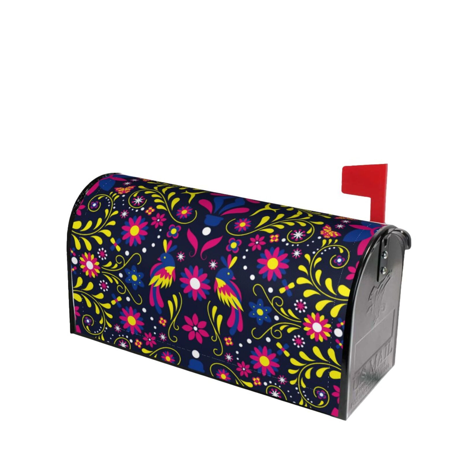 Fotbe Colorful Mexican Mailbox Covers Post Letter Box Cover Garden ...