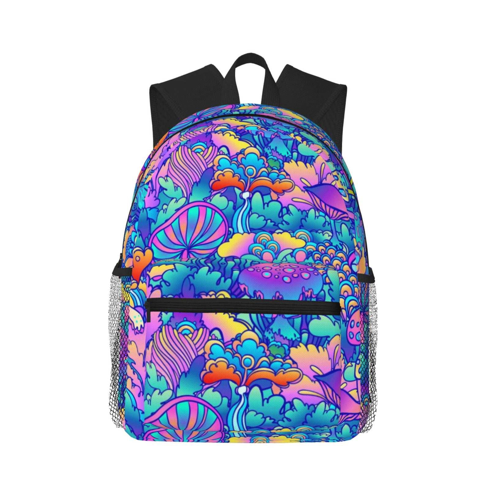 Fotbe Colorful Mushrooms Lightweight Casual Laptop Backpack for Men and ...