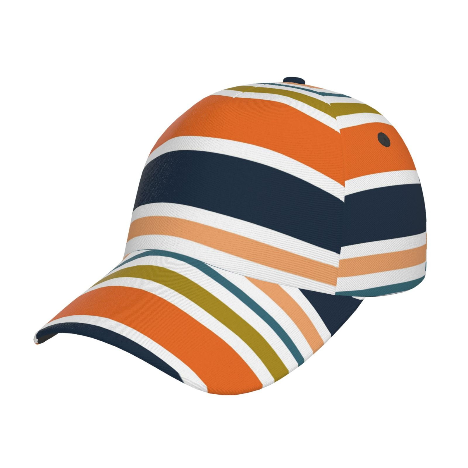 Fotbe Colorful Pastel Stripes Baseball Cap, Colorful Pastel Stripes ...