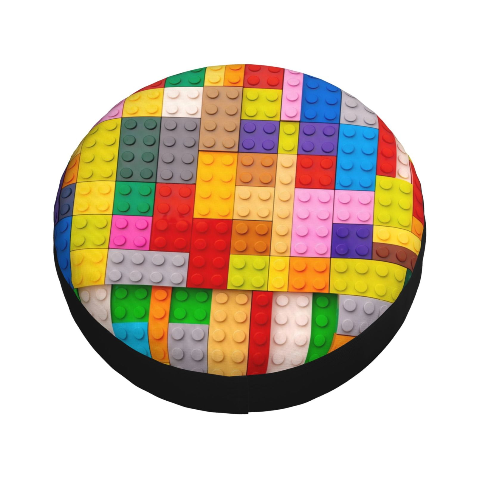 Fotbe Colorful Plastic Blocks Pattern Spare Tire Cover Thickening ...