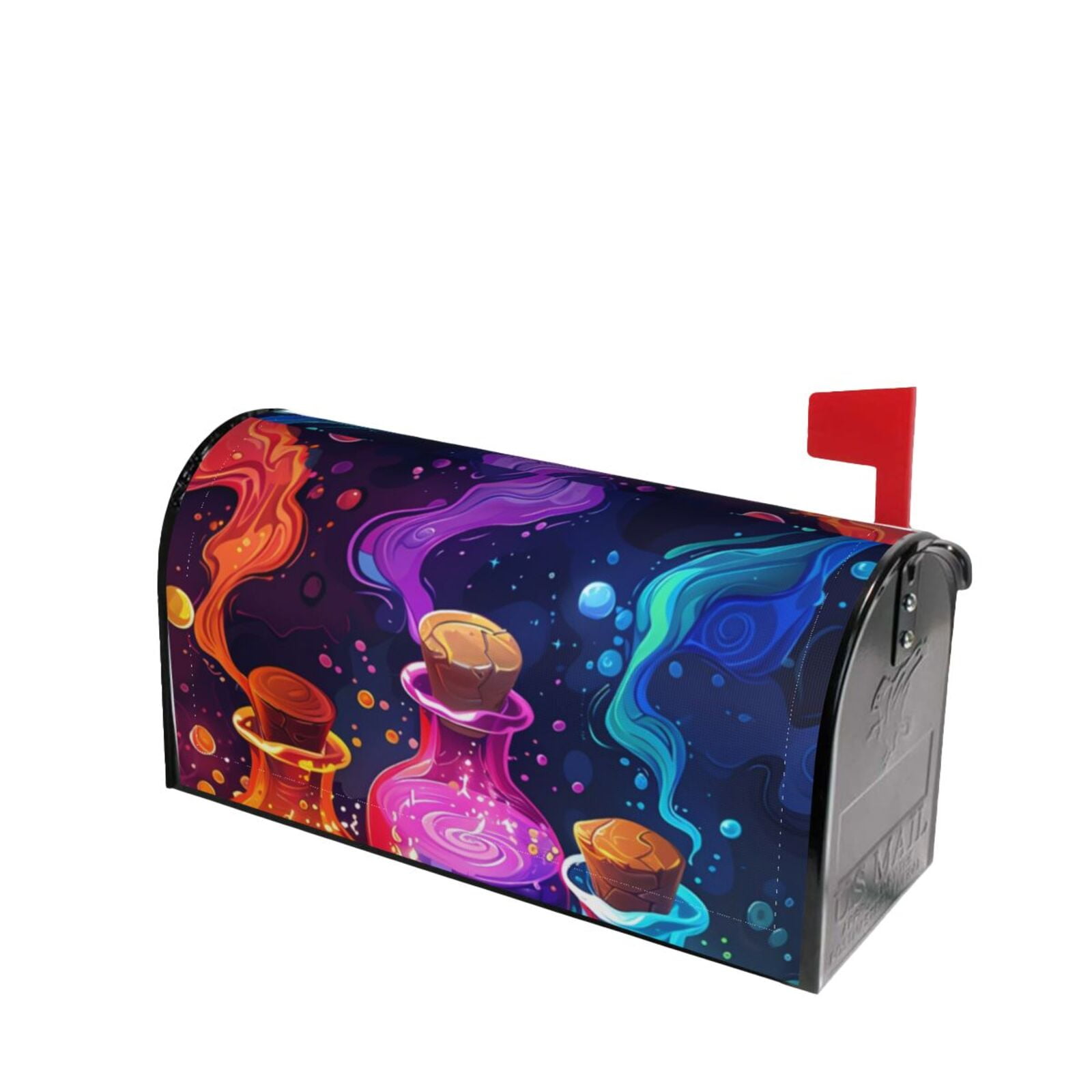 Fotbe Colorful Potion Bottles Magic Mailbox Covers Post Letter Box ...