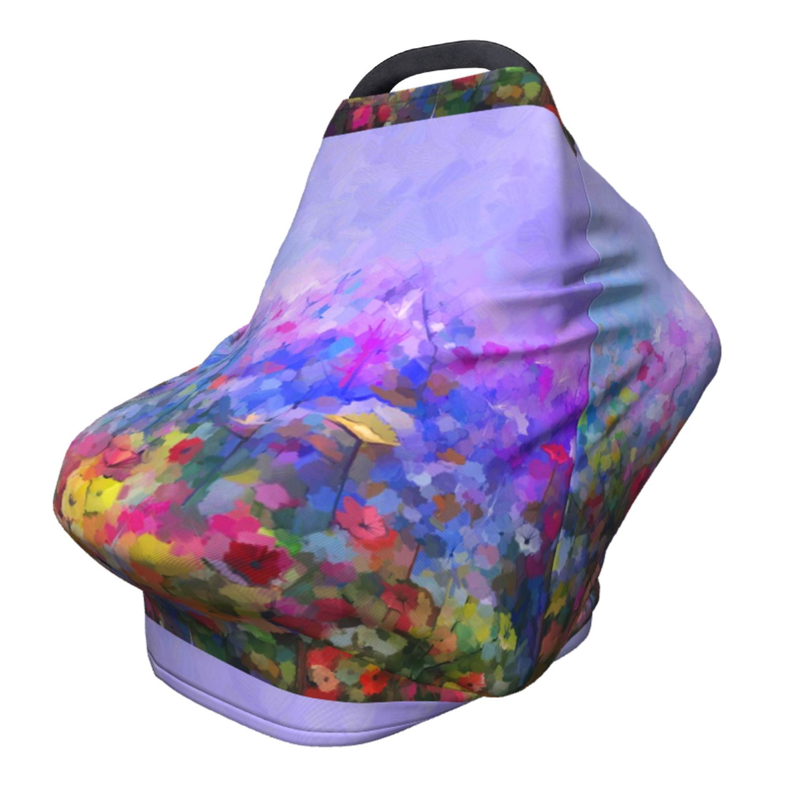 Fotbe Colorful Purple Cosmos Flower Pattern Car Seat Covers for Babies ...