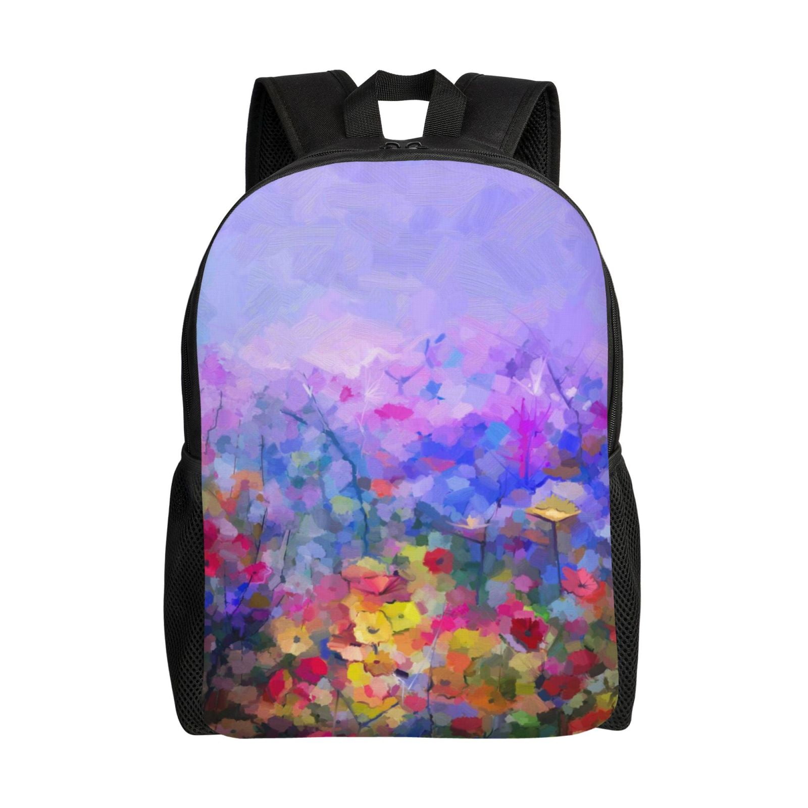 Fotbe Colorful Purple Cosmos Flower Travel Laptop Backpack, Business ...