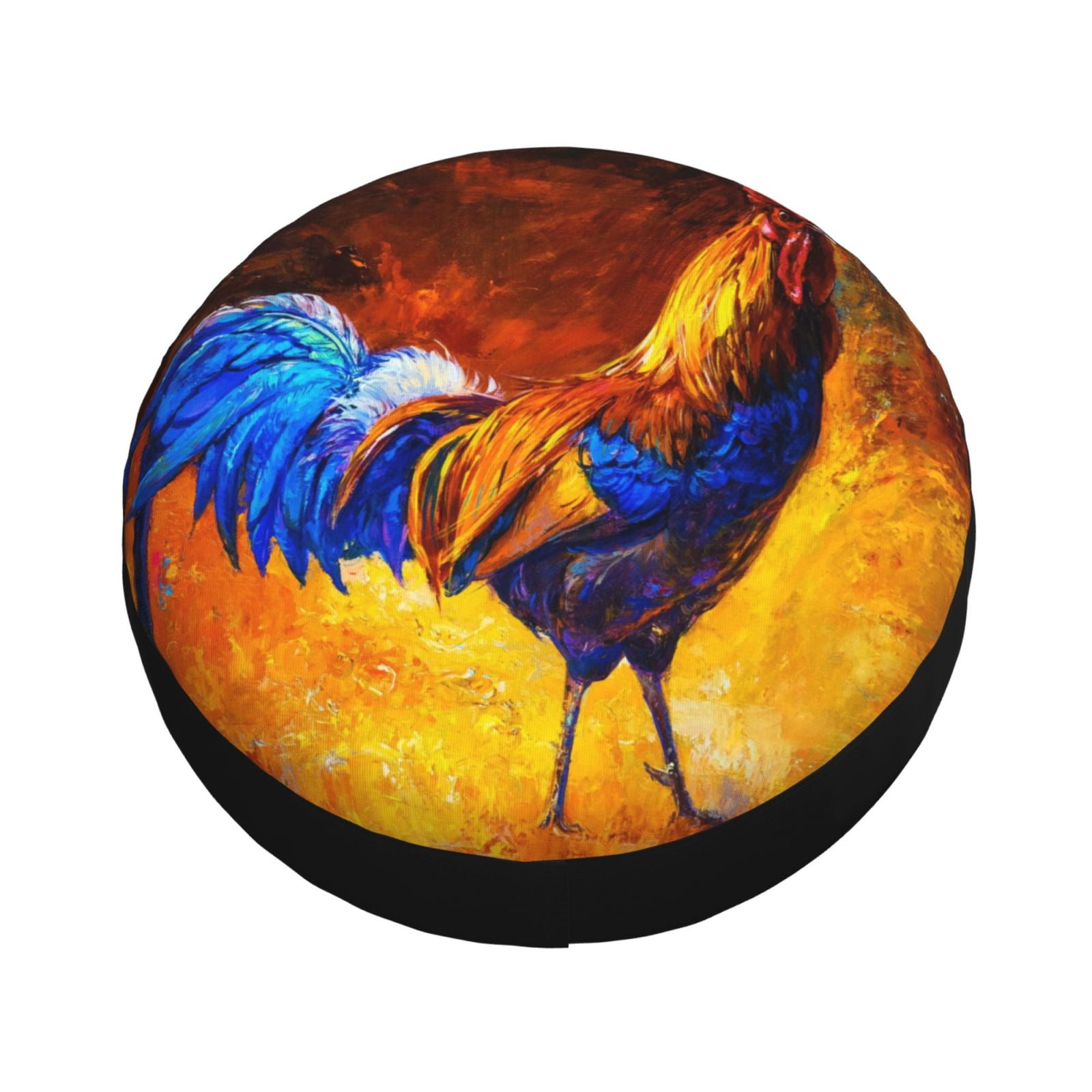 Fotbe Colorful Rooster Spare Tire Cover Thickening Universal Fit for ...