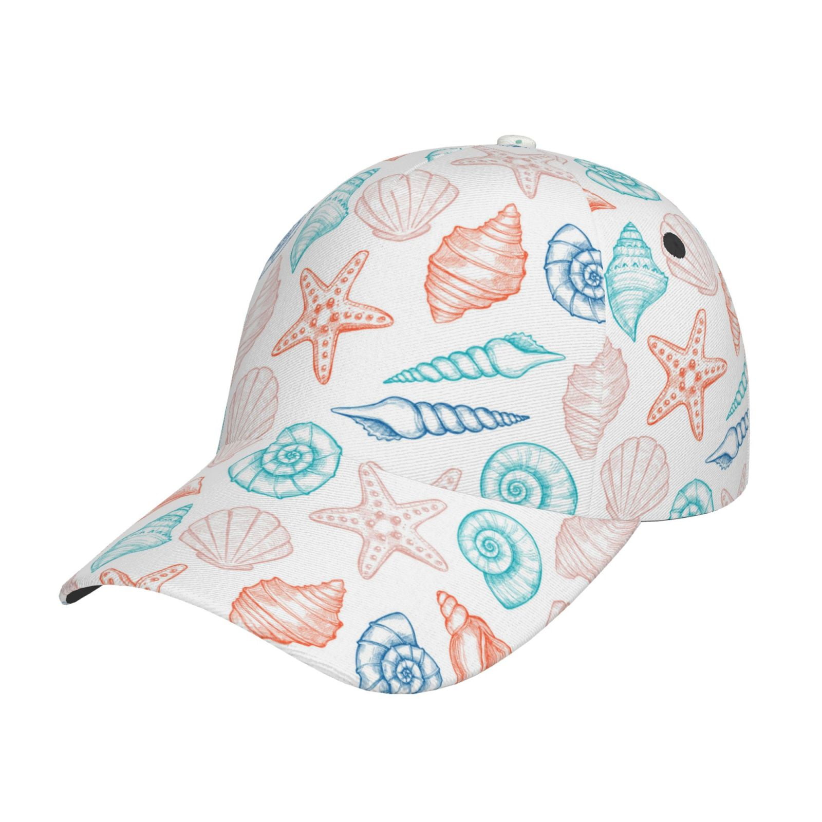 Fotbe Colorful Seashells1 Baseball Cap, Colorful Seashells1 Print Dad ...