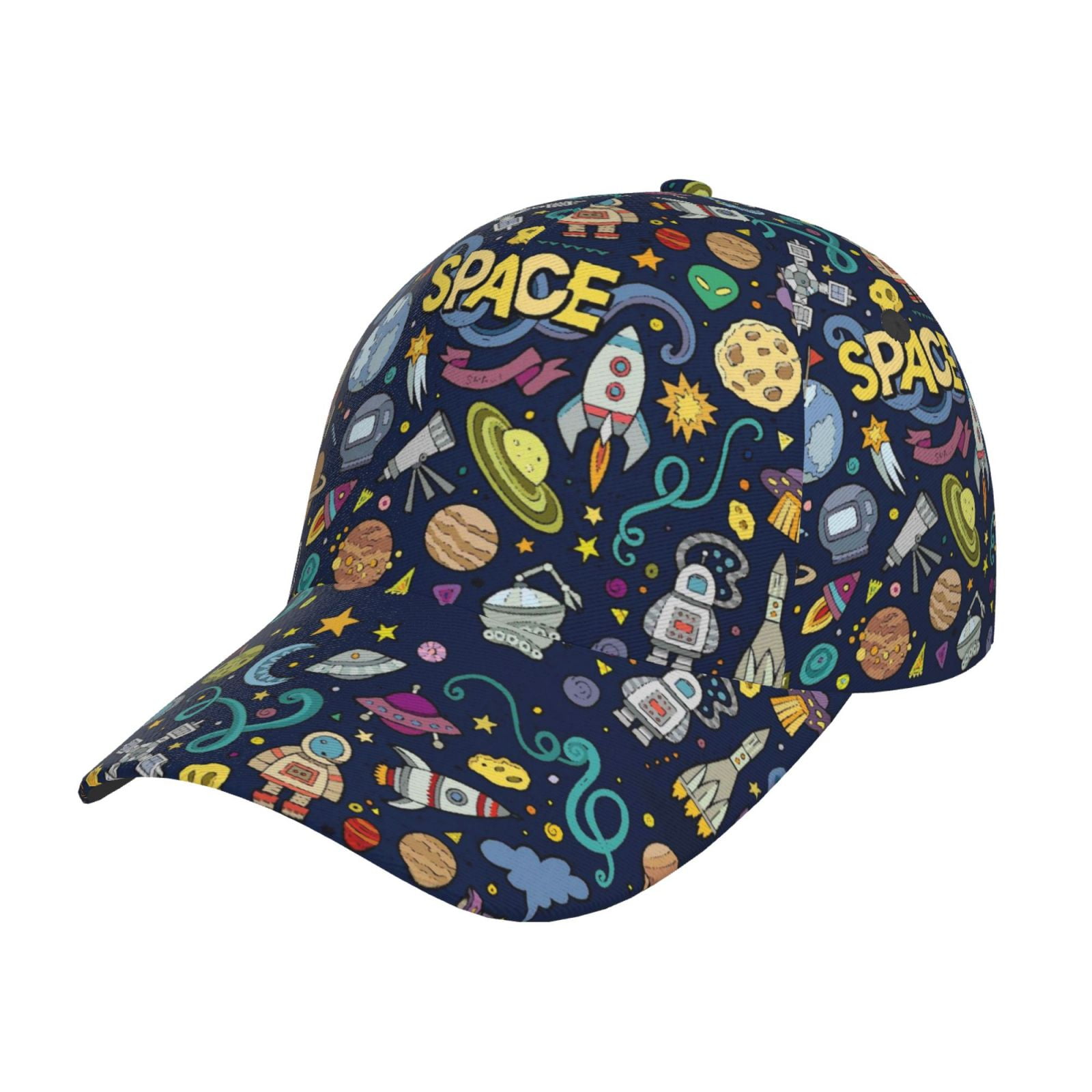 Fotbe Colorful Space Baseball Cap, Colorful Space Print Dad Hat,Outdoor ...