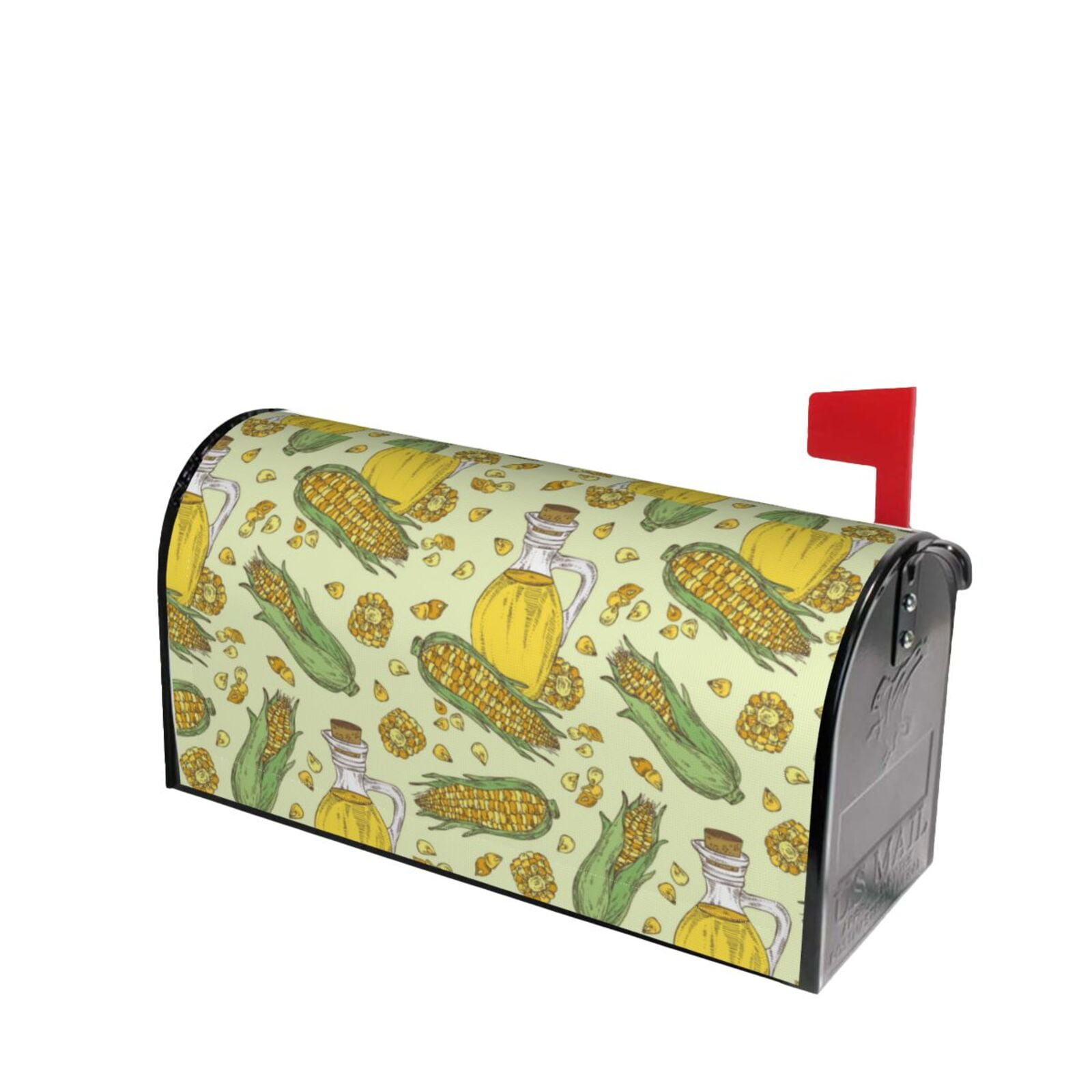 Fotbe Corn And Corn Oil Mailbox Covers Post Letter Box Cover Garden ...