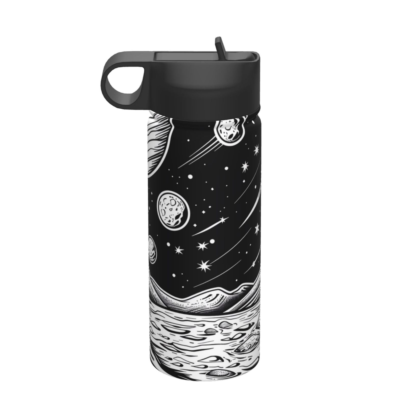 Fotbe Cosmic Landscape Celestial Art Pattern 18oz Sports Insulated ...