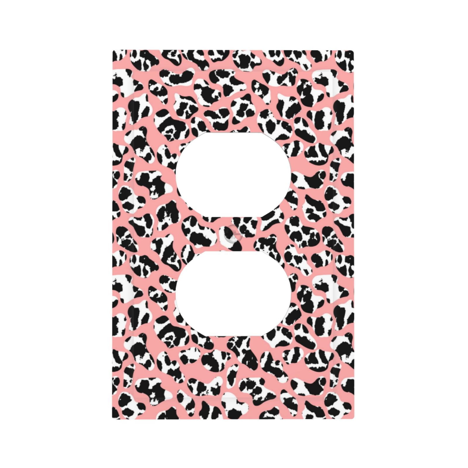 Fotbe Cow Animal Skin Print Duplex Receptacle Wall Plate, 1-Gang 5.0 ...