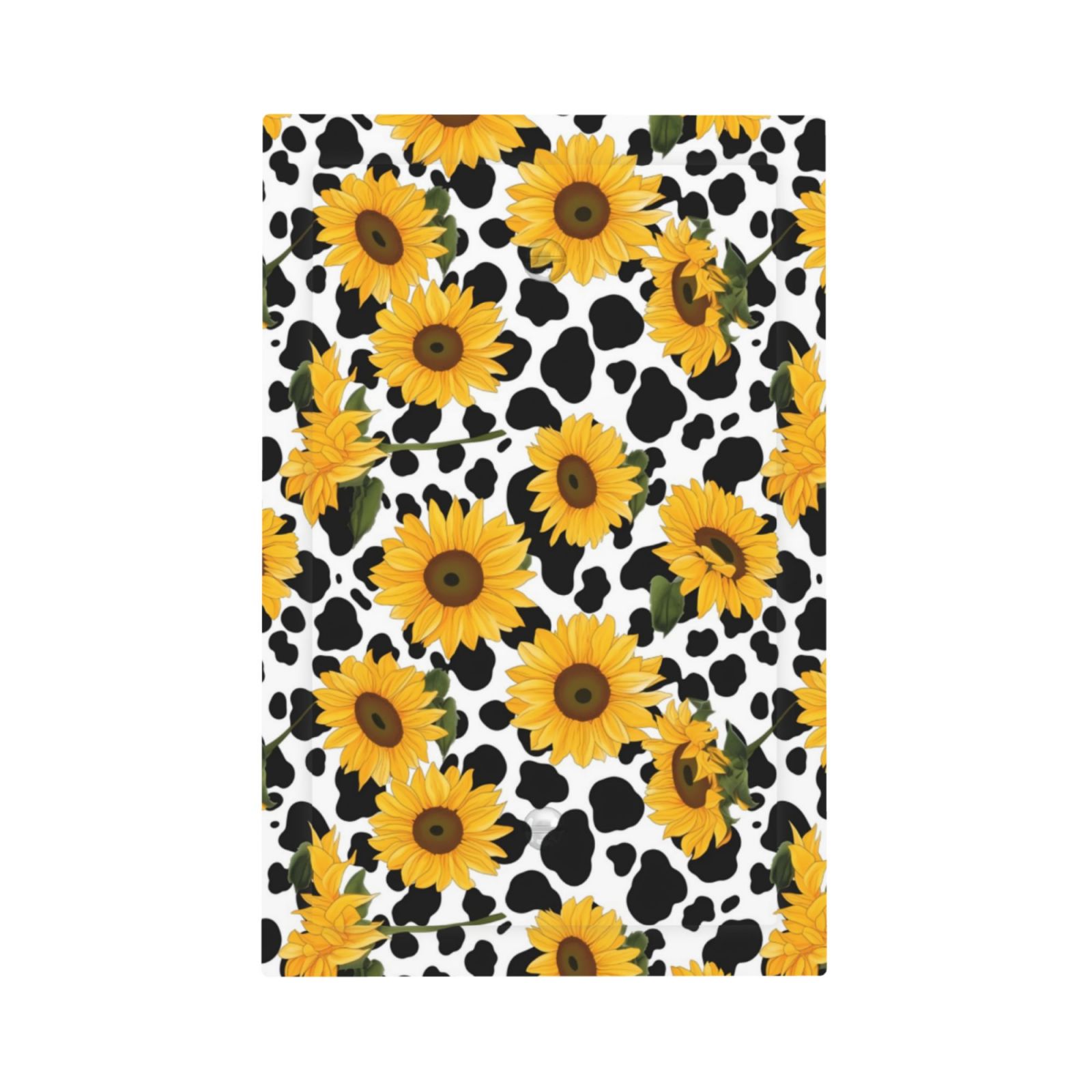 Fotbe Cow Print Sunflower Print Duplex Receptacle Wall Plate, 1-Gang 5. ...