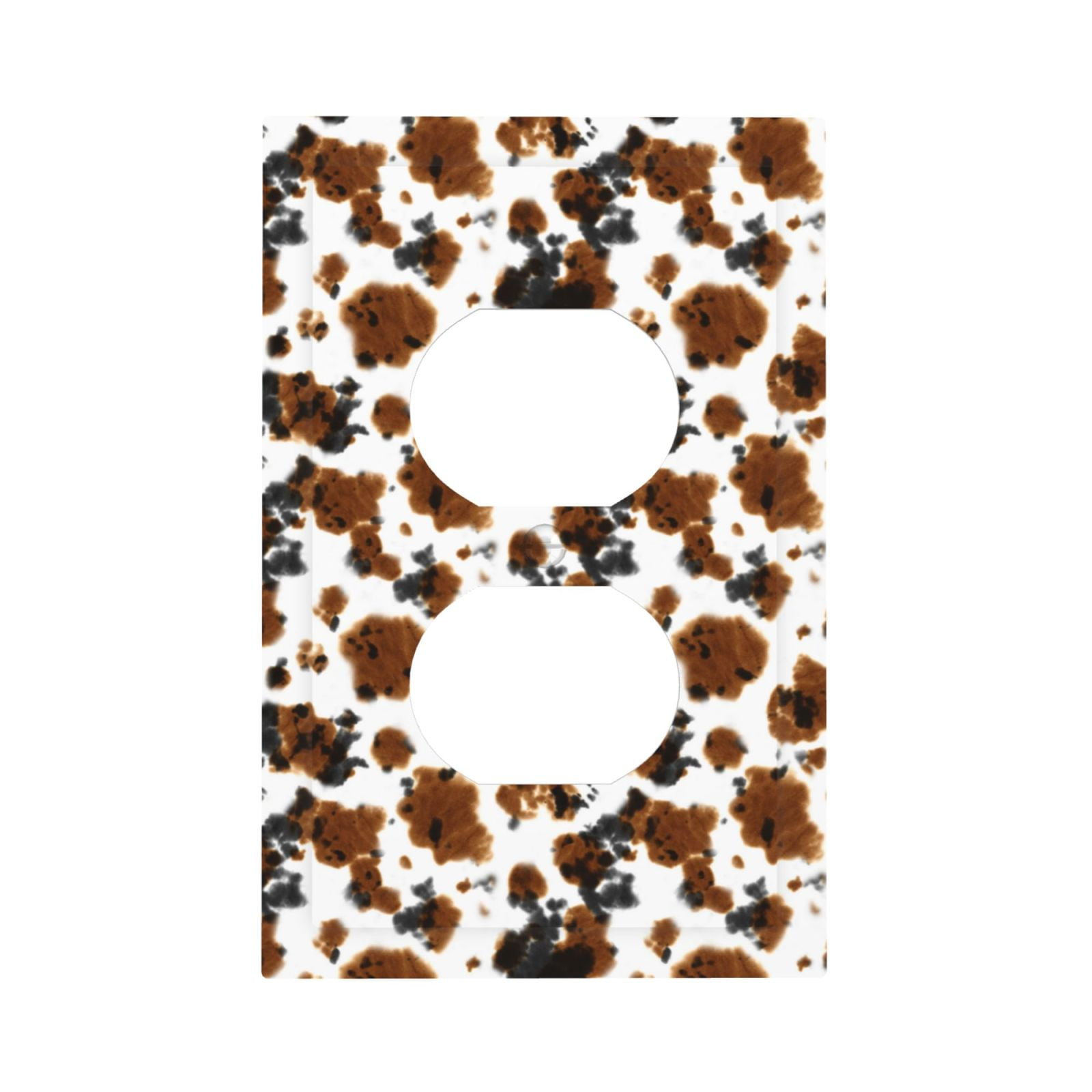 Fotbe Cow Tie Dye Print Duplex Receptacle Wall Plate, 1-Gang 5.0" x3.0 ...