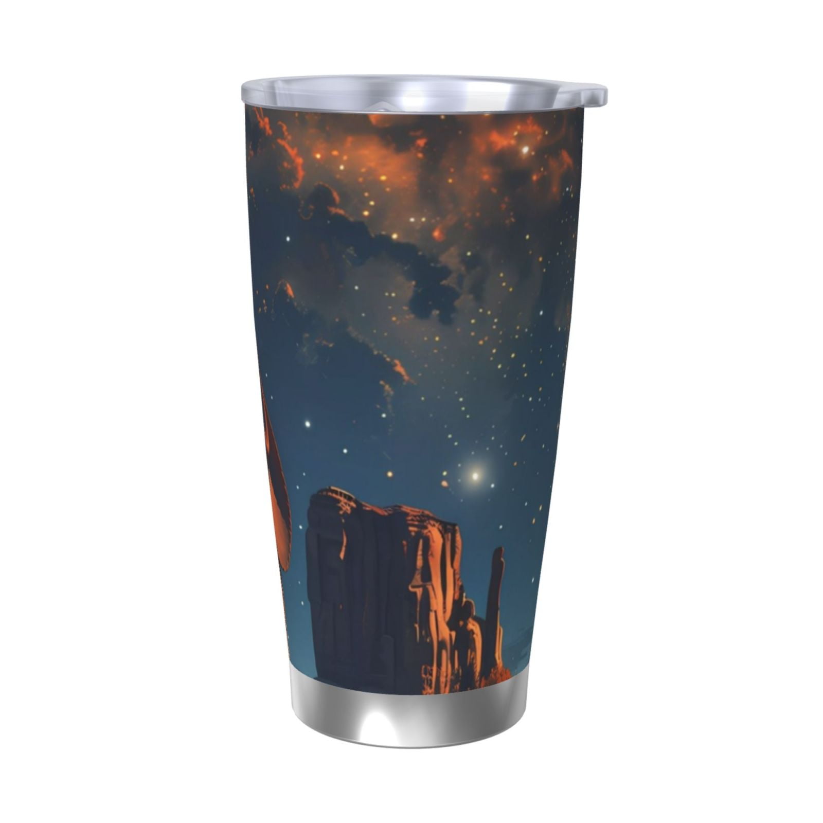 Fotbe Cowboy Boots Under Starry Sky Pattern 20 oz Tumbler Stainless ...