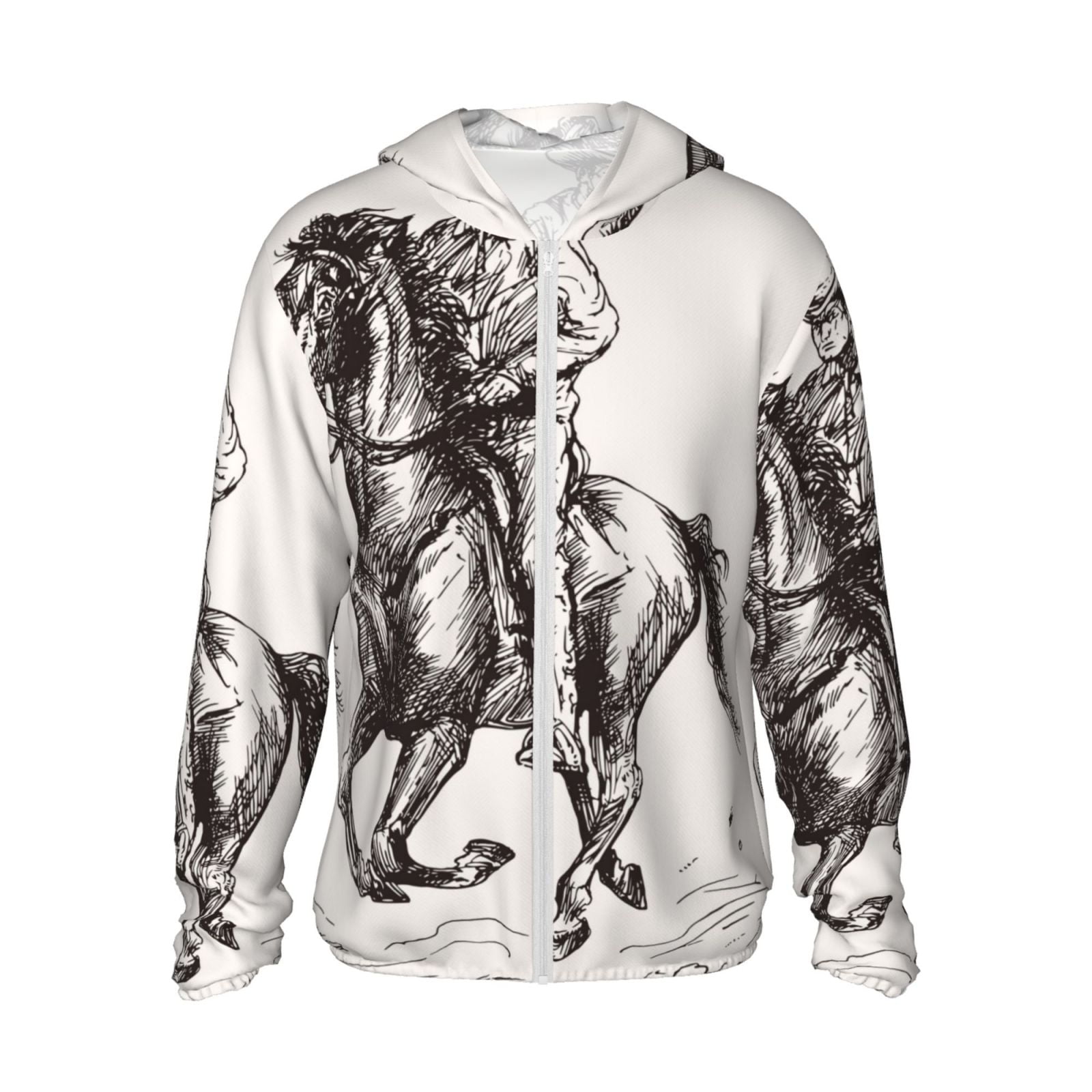Fotbe Cowboy Ride A Horse Men's Women's UPF 50+ Sun Protection Jacket ...