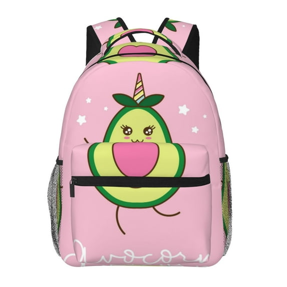 Fotbe Cute Avocado Pattern Casual Backpack for School, Travel, and ...