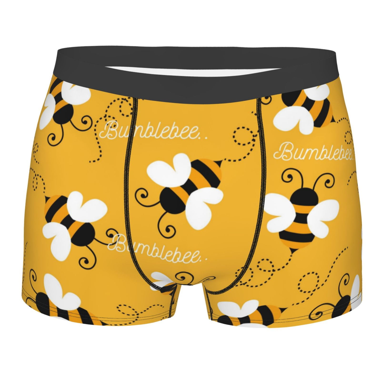 Fotbe Cute Bee Butterfly Yelllow Men’s Total Support Pouch Boxer Briefs ...