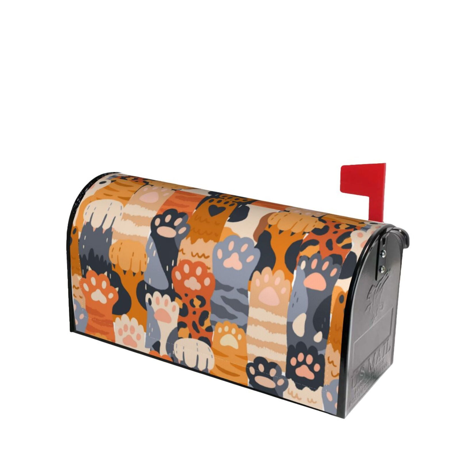 Fotbe Cute Cat Paw Mailbox Covers Post Letter Box Cover Garden Decor ...