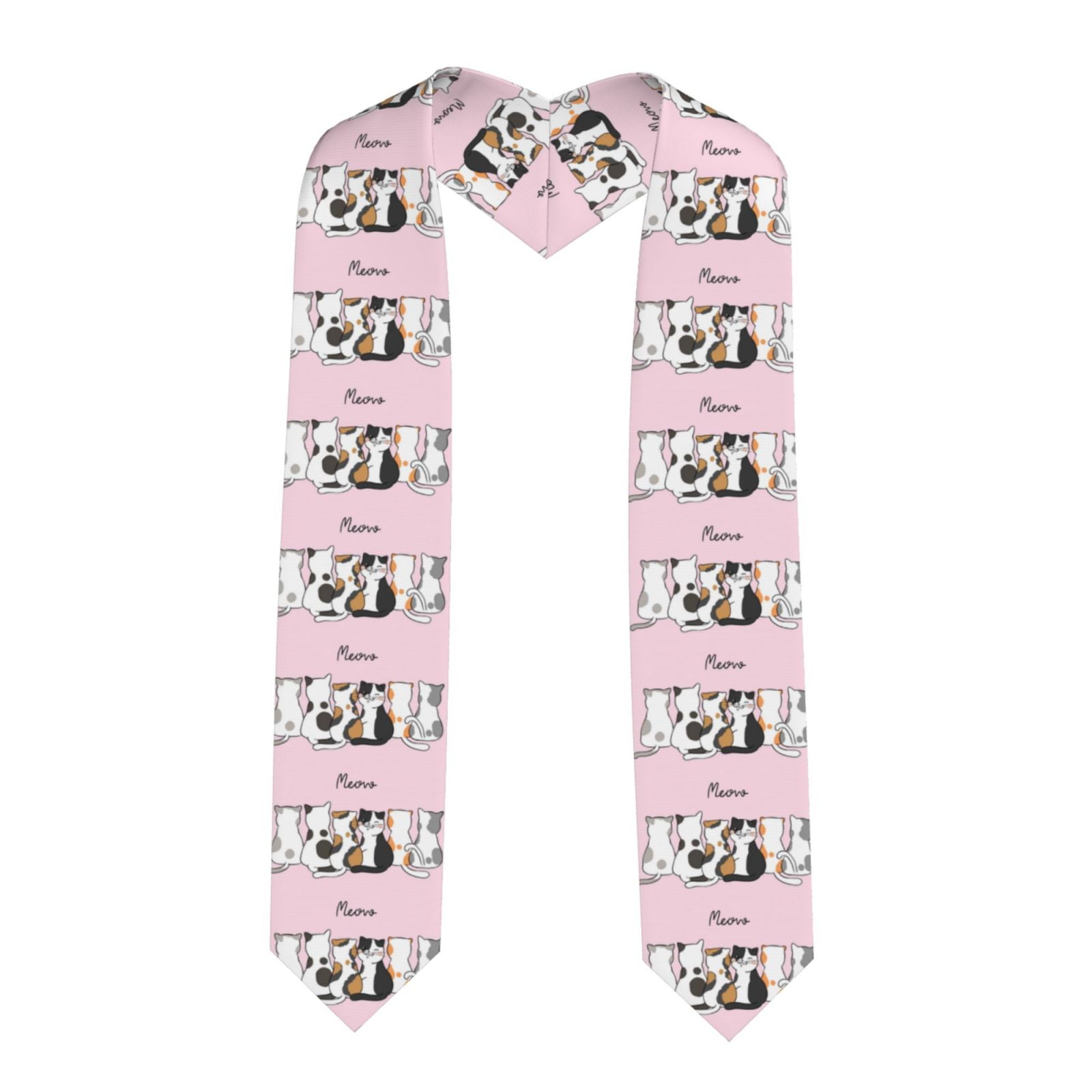 Fotbe Cute Cats Printed Class of 2024 Graduation Stole - Walmart.com