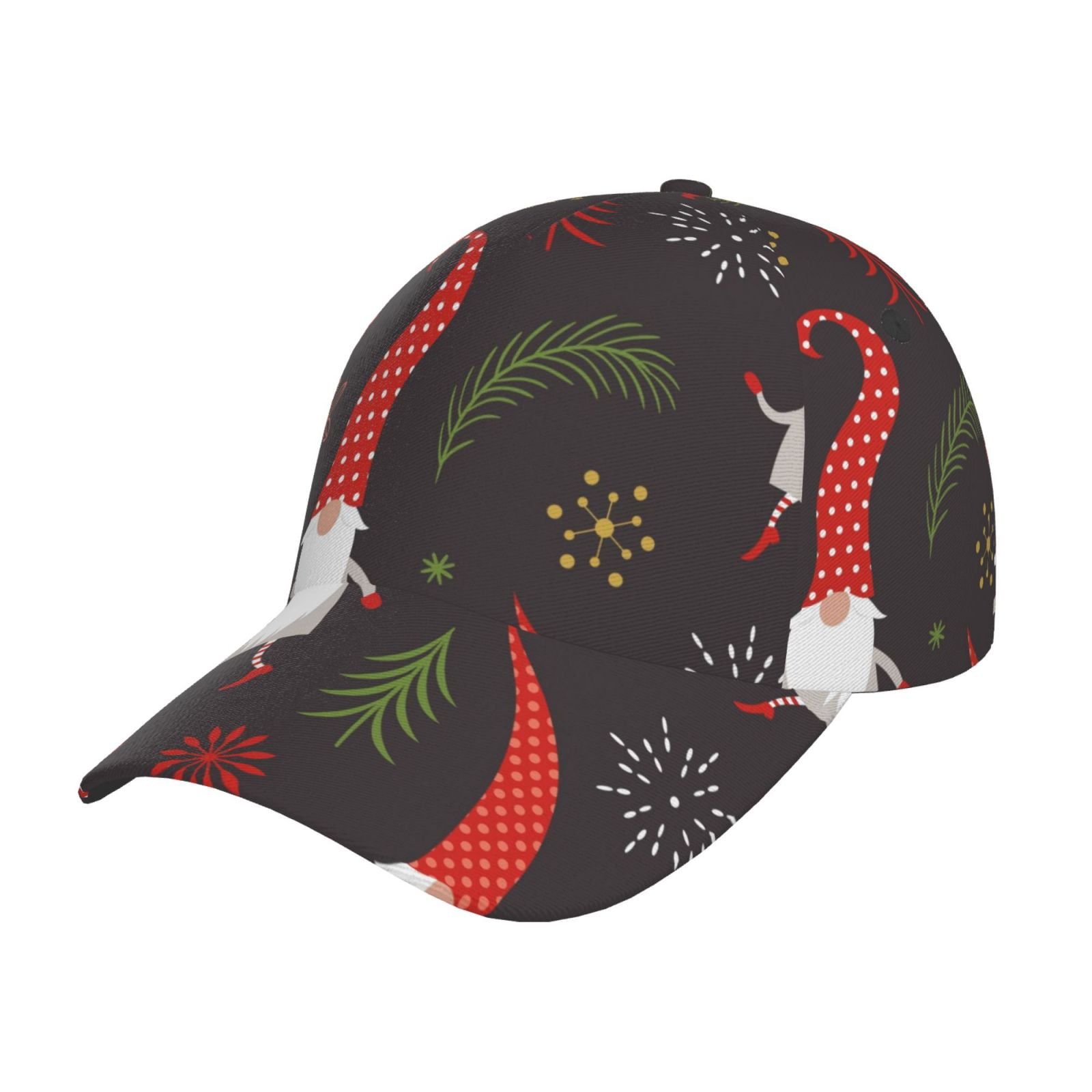 Fotbe Cute Christmas Gnomes Baseball Cap, Cute Christmas Gnomes Print ...