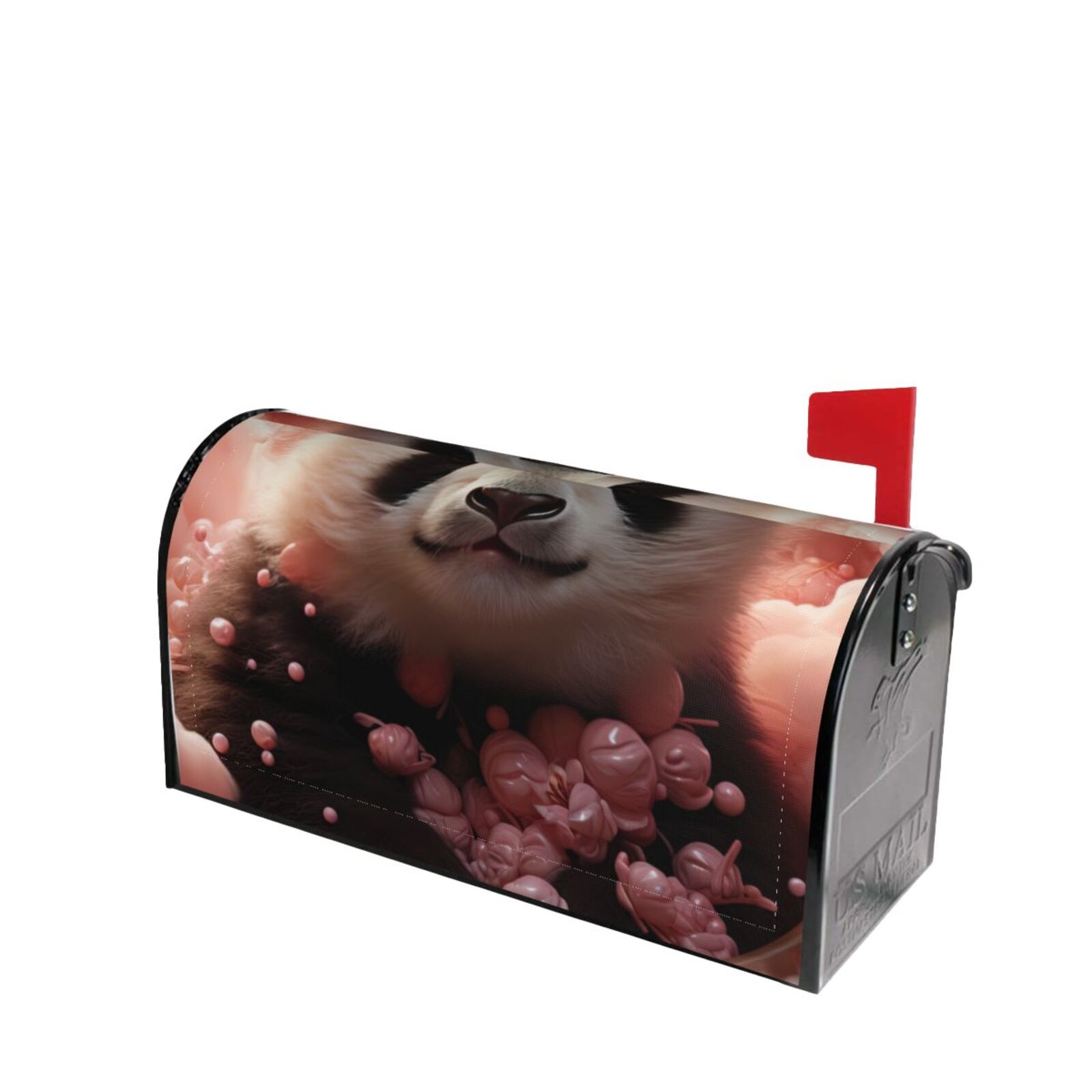 Fotbe Cute Cloud Panda Mailbox Covers Post Letter Box Cover Garden ...