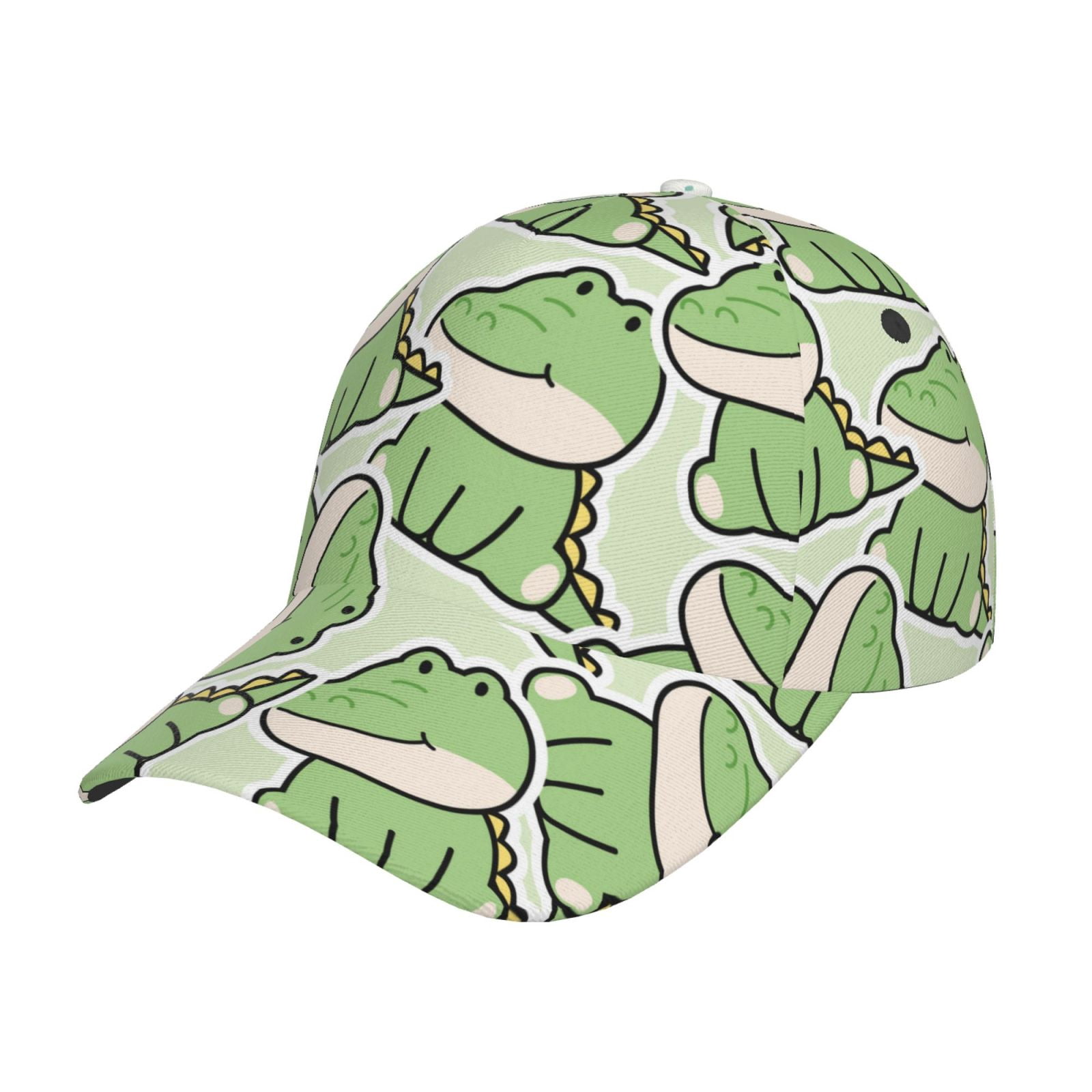 Fotbe Cute Crocodile Baseball Cap, Cute Crocodile Print Dad Hat,Outdoor ...