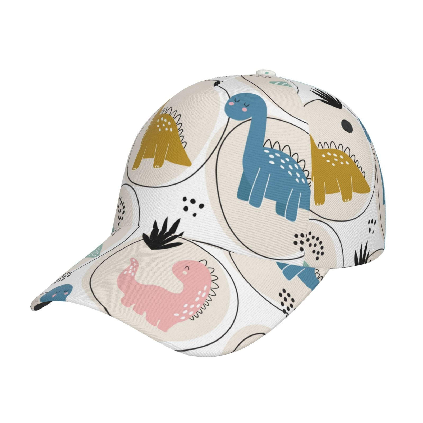 Fotbe Cute Dinosaurs Baseball Cap, Cute Dinosaurs Print Dad Hat,Outdoor ...