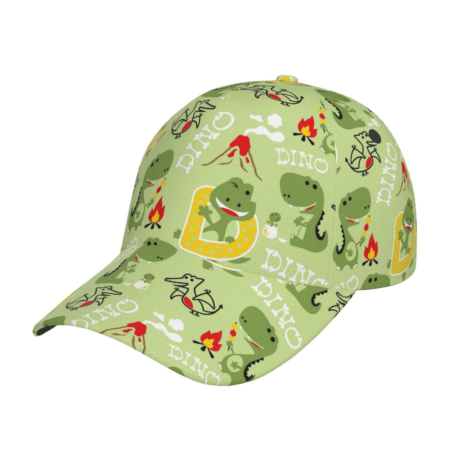 Fotbe Cute Dinosaurs Cartoon Baseball Cap, Cute Dinosaurs Cartoon Print ...
