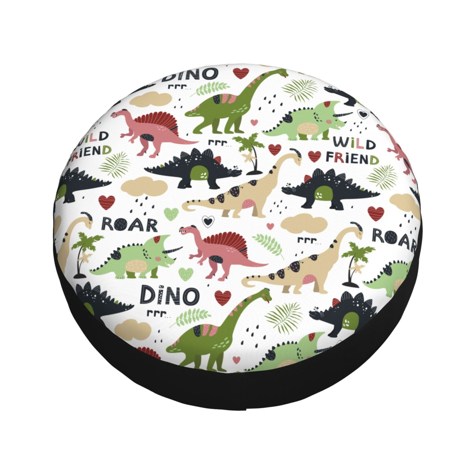 Fotbe Cute Dinosaurs Spare Tire Cover Thickening Universal Fit for Jeep ...
