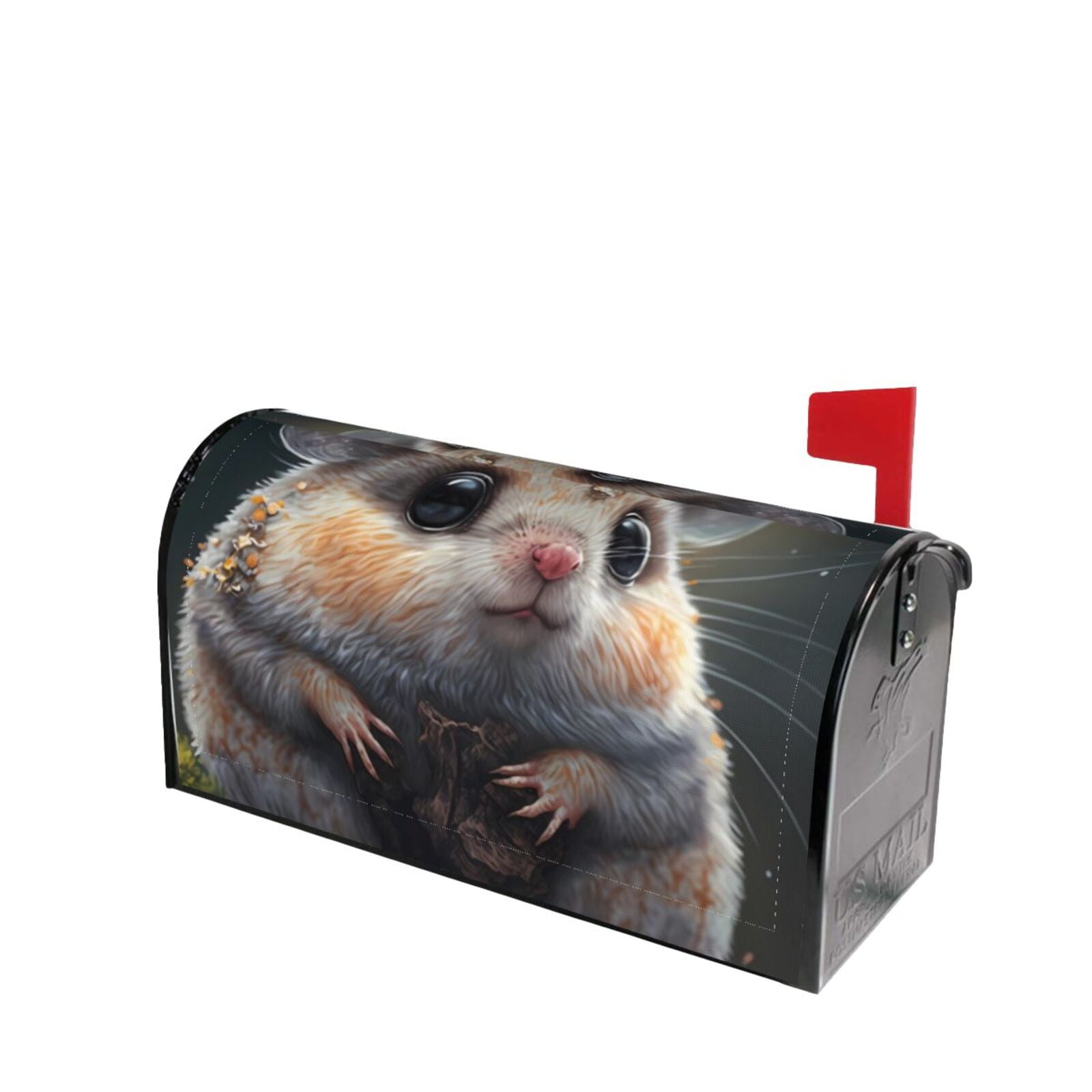 Fotbe Cute Fat Ball Branch Mailbox Covers Post Letter Box Cover Garden ...