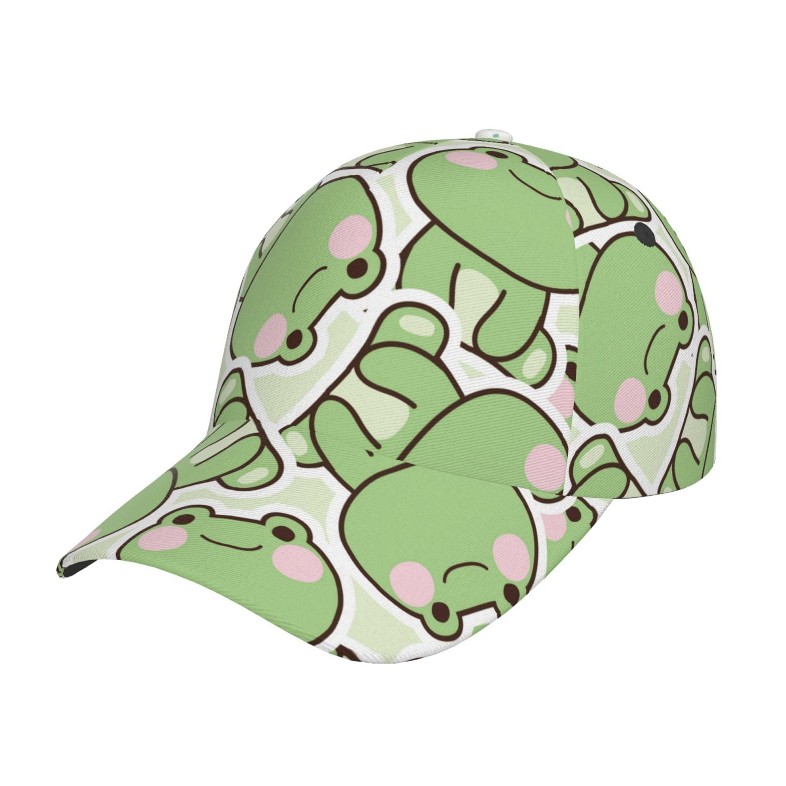 Fotbe Cute Frog Baseball Cap, Cute Frog Print Dad Hat,Outdoor Hat ...